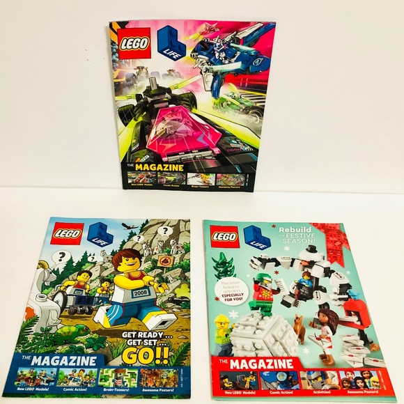 Lego | Other | Lego Life Magazine 220 Lot Of Three Magazines Apriljune ...